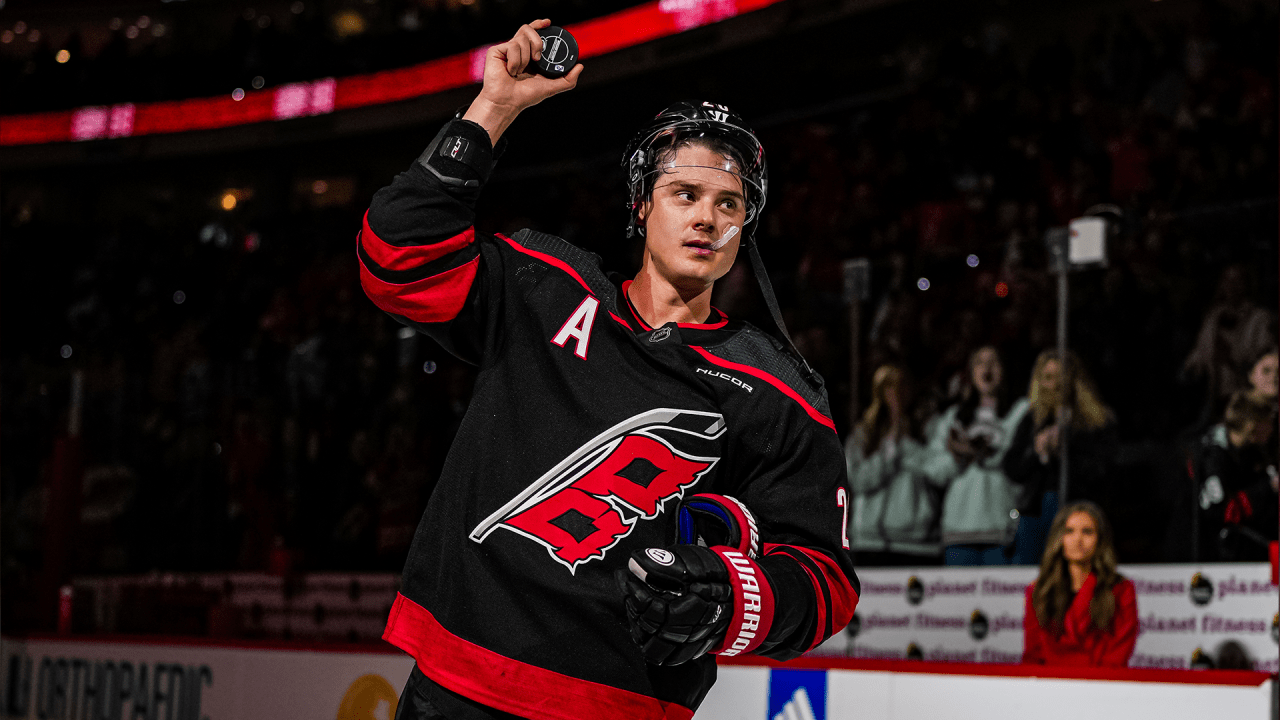 Aho Named Chiasson Award Winner | Carolina Hurricanes