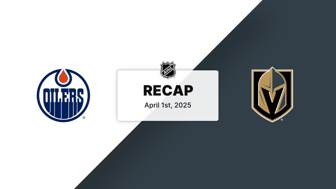 HIGHLIGHTS | EDM 3, VGK 2 | Edmonton Oilers