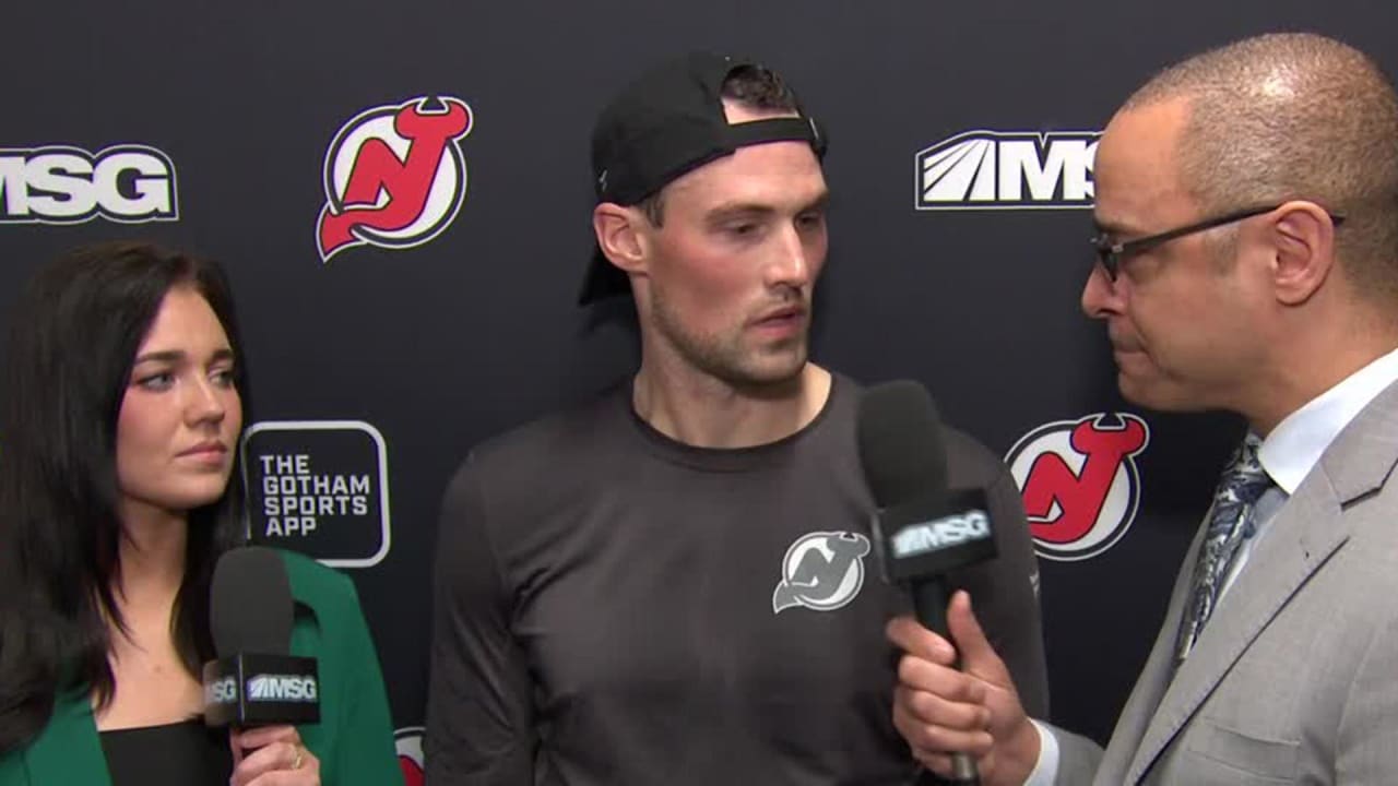 Dumoulin on MSG | POST-GAME 4.15.25 | New Jersey Devils