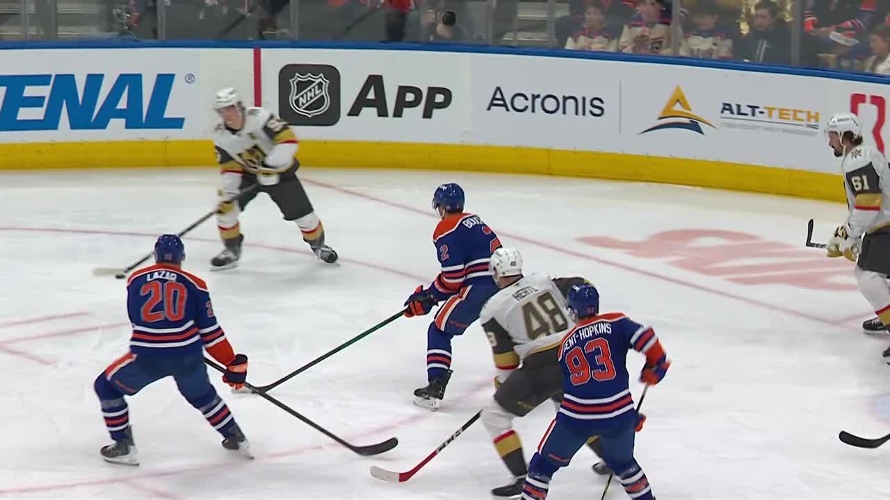 VGK@EDM: Dorofeyev scores PPG against Connor Ingram | Vegas Golden Knights