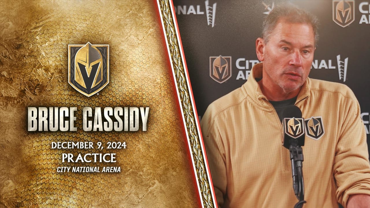 Bruce Cassidy 12/9 | Vegas Golden Knights