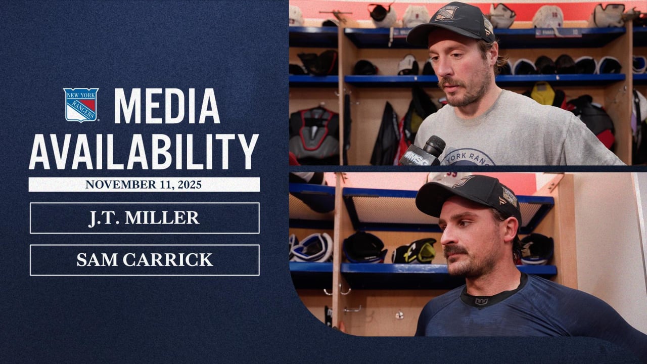 Practice: Miller and Carrick | New York Rangers