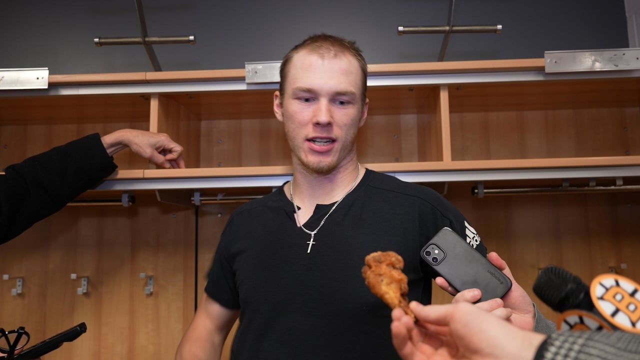 Locker Room Raw: Morgan Geekie | Boston Bruins