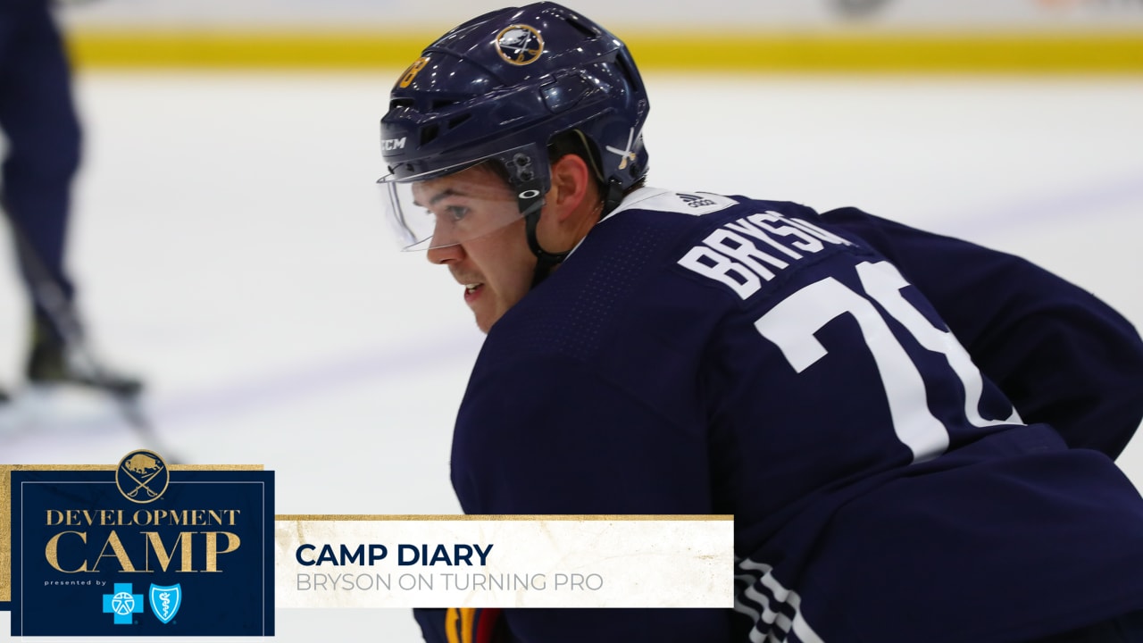 Camp Diary: Bryson on his decision to join the Sabres organization ...