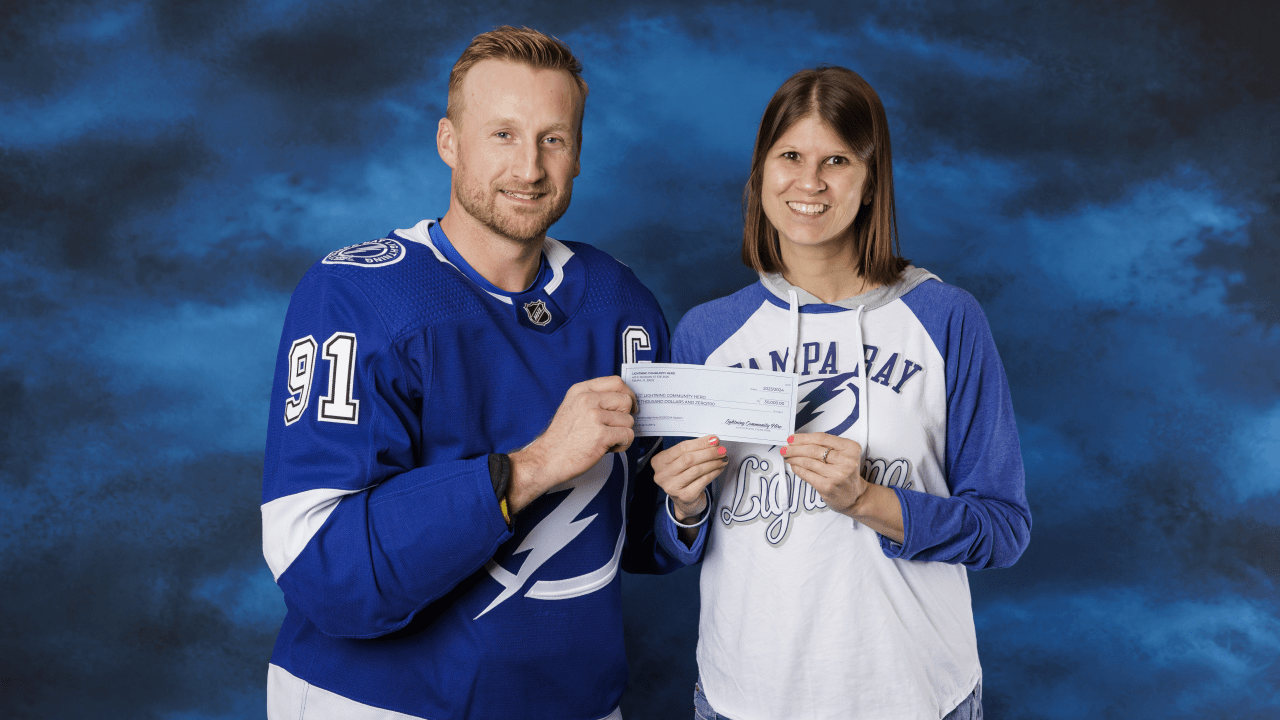 Michelle Morales honored as Lightning Community Hero | Tampa Bay Lightning
