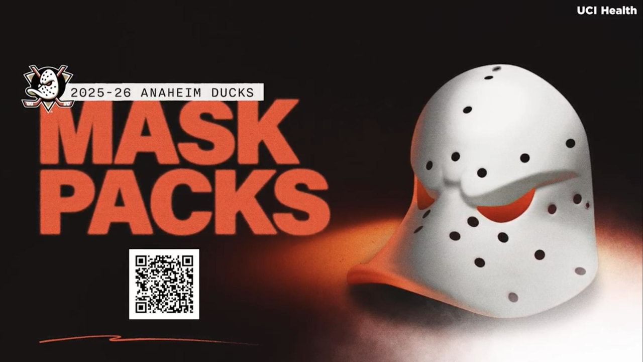 Mask On with a Ducks Mask Pack | Anaheim Ducks