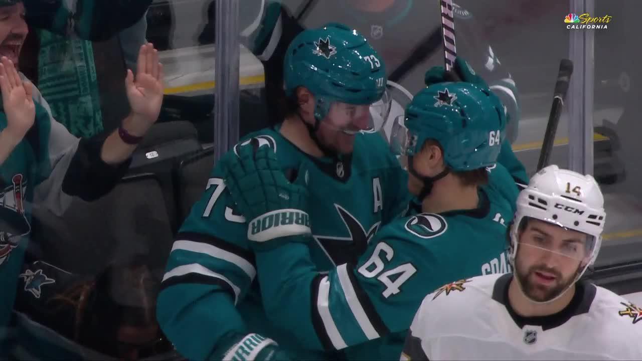 VGK@SJS: Toffoli scores goal against Adin Hill | San Jose Sharks