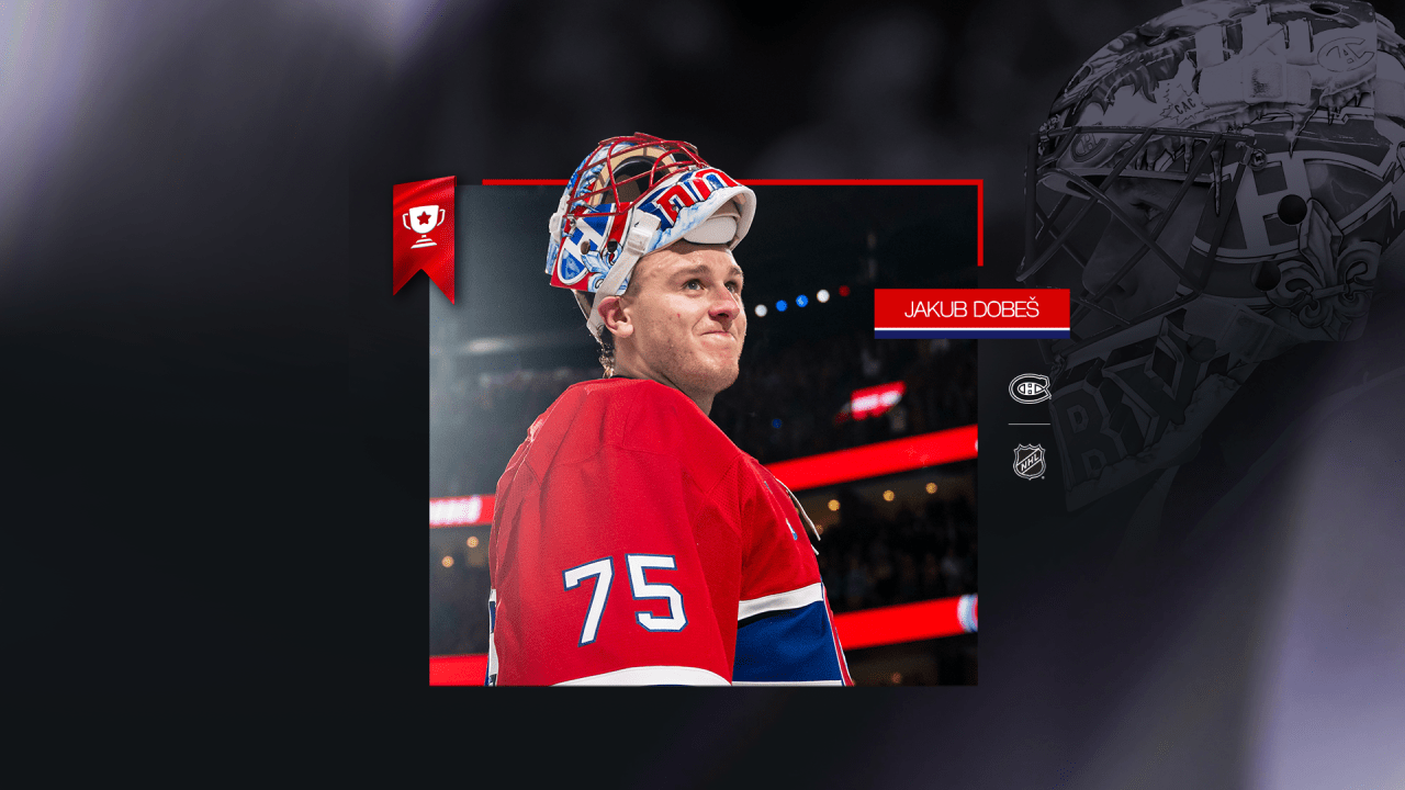 Dobes named NHL’s first star of the week | Montréal Canadiens