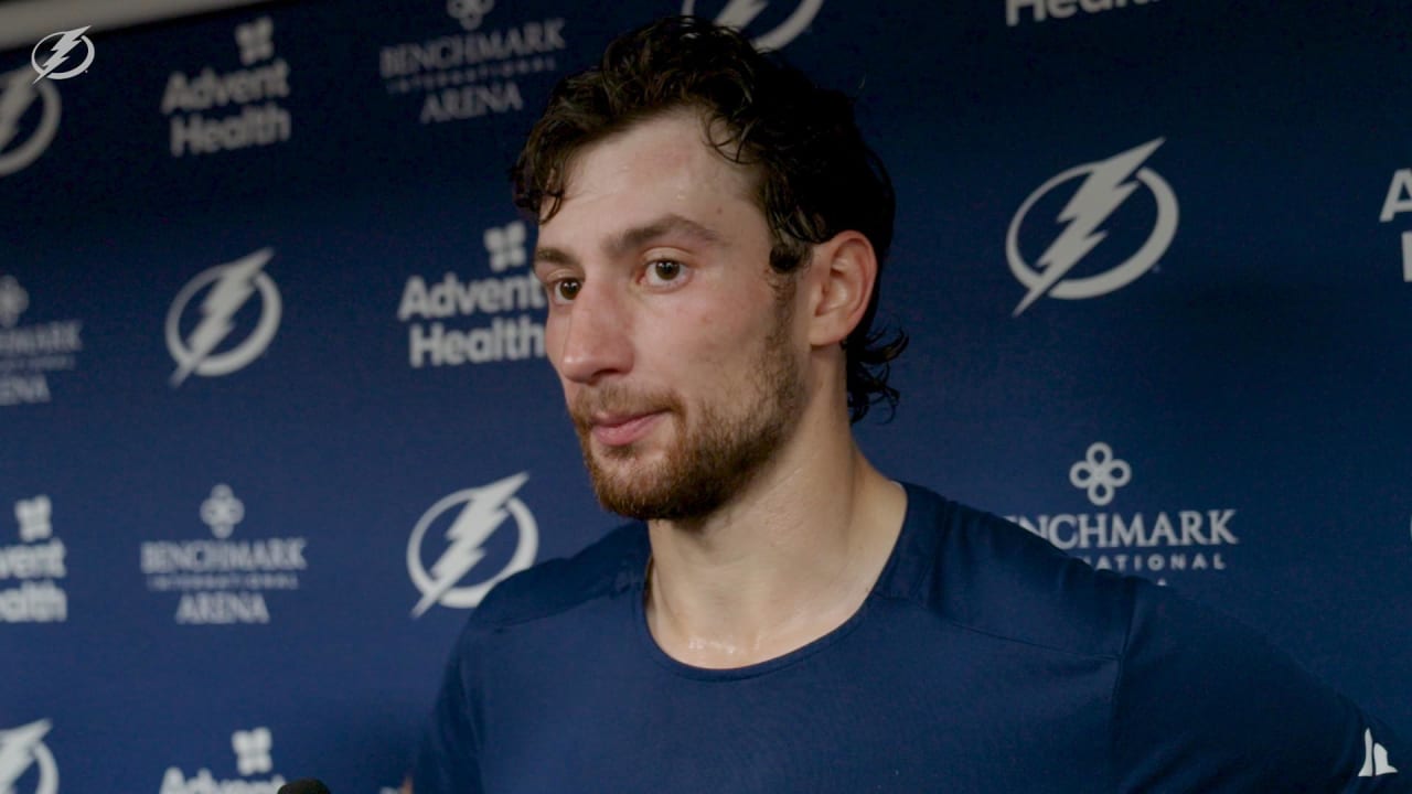 Anthony Cirelli | Postgame vs Dallas Stars | Tampa Bay Lightning