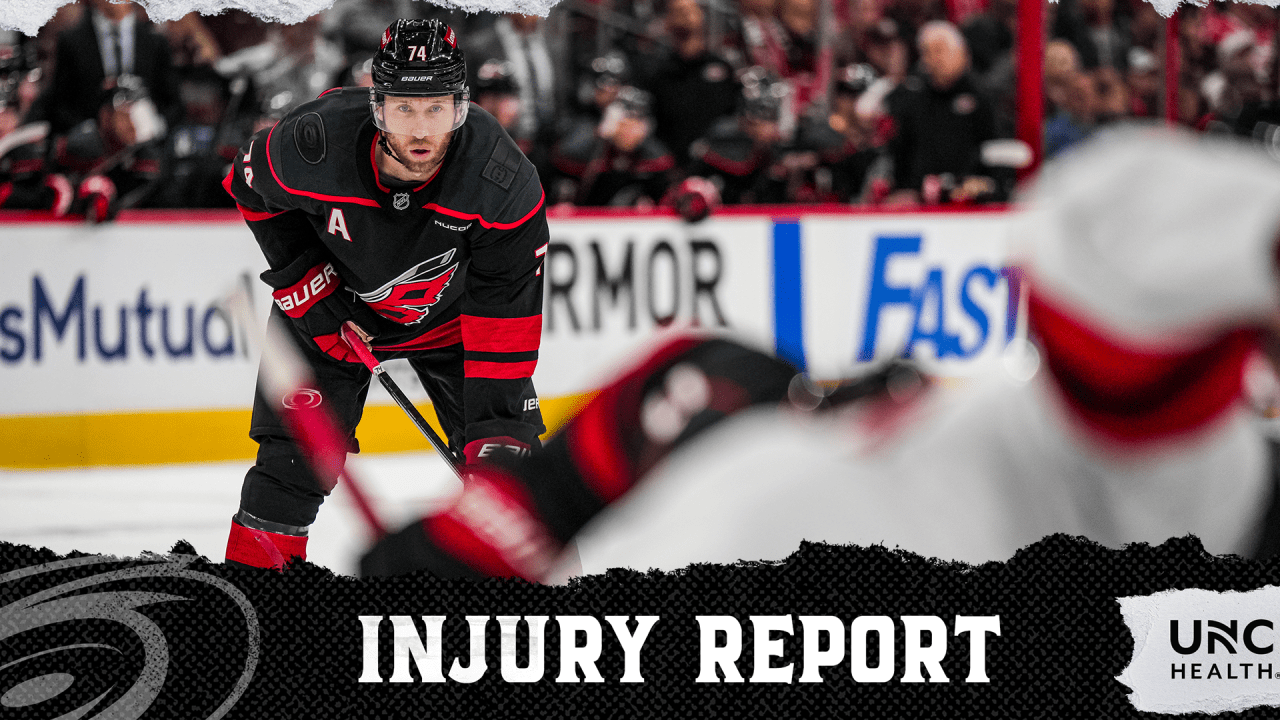 Injury Report: Slavin To Be 'Out For A While' | Carolina Hurricanes