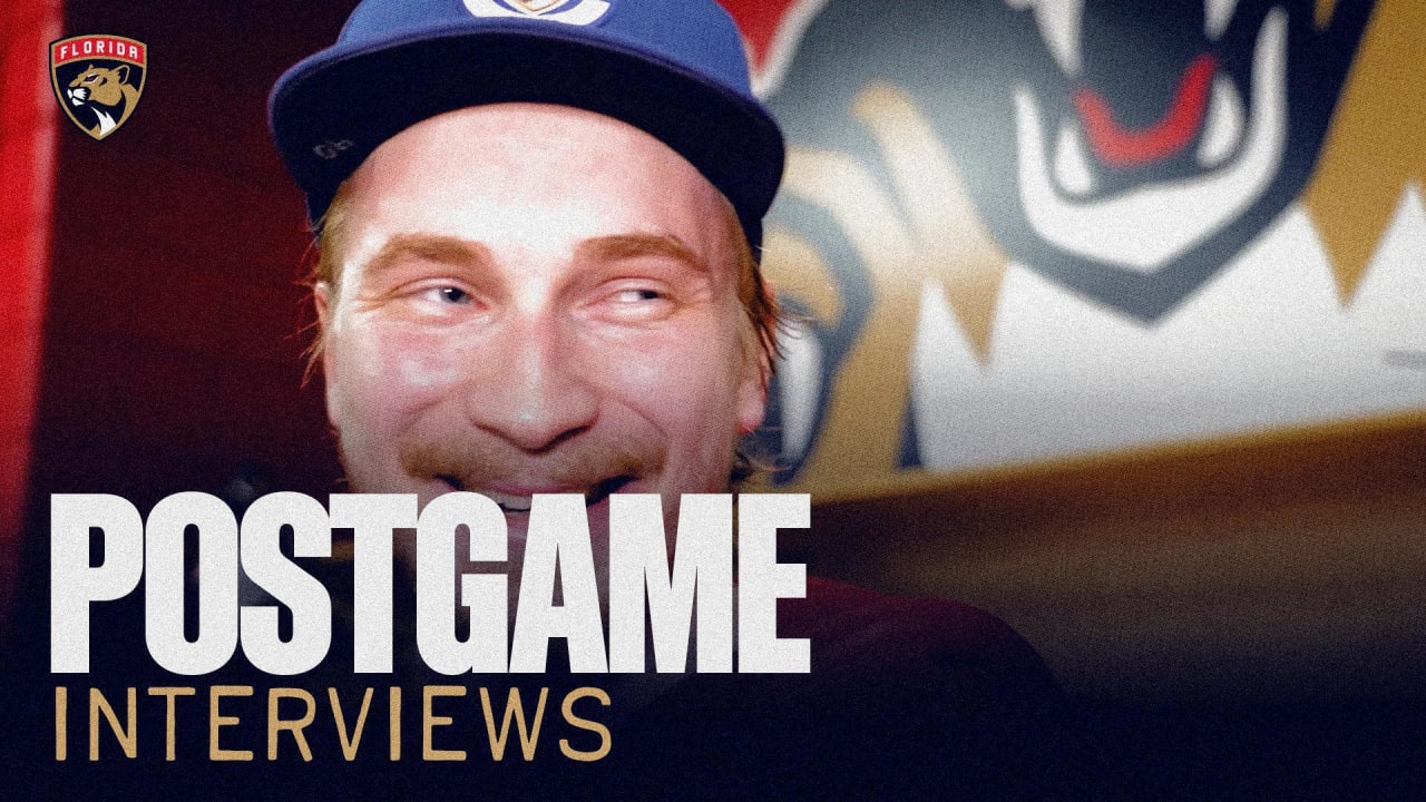 FLA vs. COL: Daniil Tarasov - Postgame | Florida Panthers