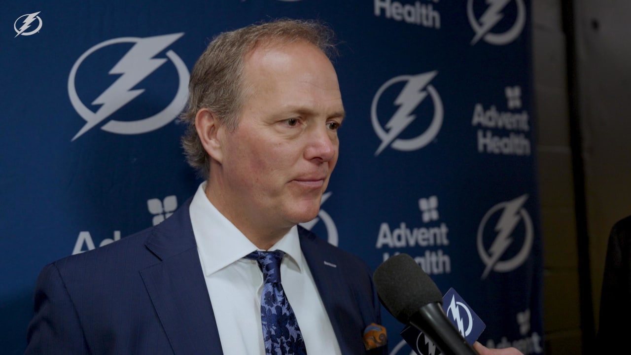 Jon Cooper | Postgame at Columbus Blue Jackets | Tampa Bay Lightning