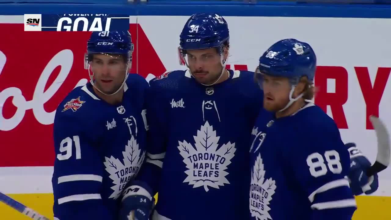 Matthews gets PPG for second goal | NHL.com