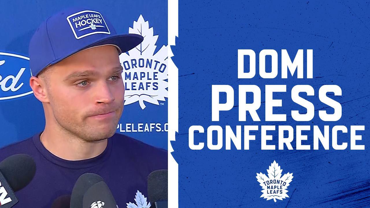 Max Domi | Practice | Toronto Maple Leafs