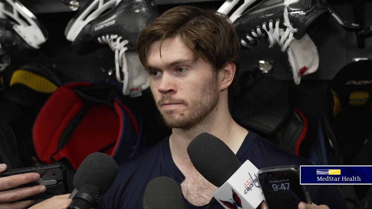 Connor McMichael | Postgame | Washington Capitals