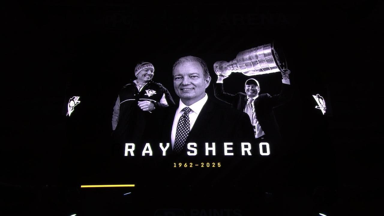 Penguins honor late GM Shero with tribute video before game | NHL.com