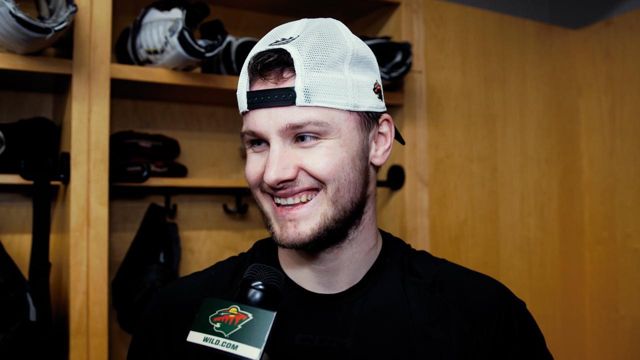 Raska Pregame at CBJ 1/6 | Minnesota Wild