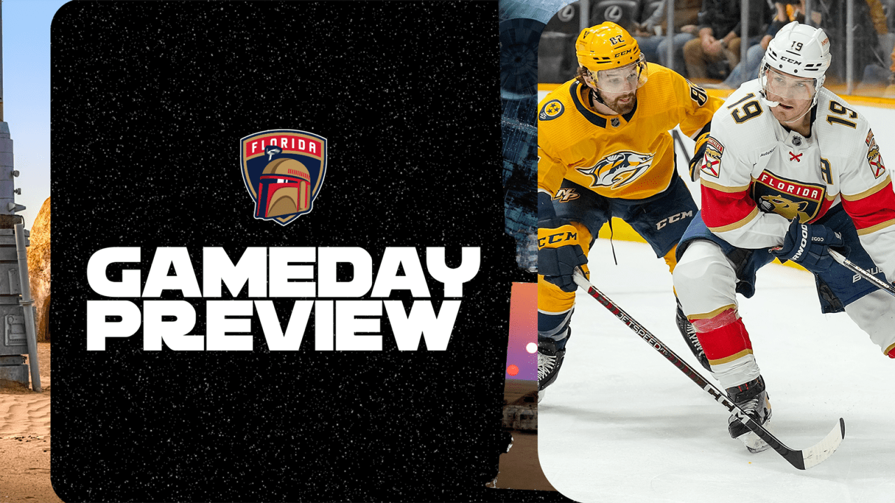 PREVIEW: Panthers kick off seven-game homestand with battle against ...