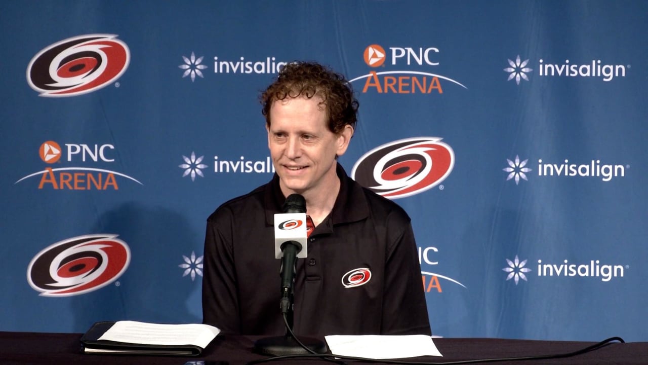 Media Availability: Eric Tulsky | Carolina Hurricanes