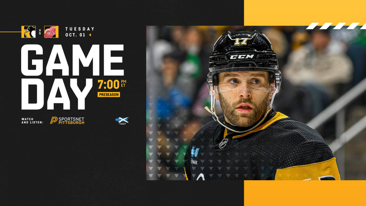 Game Preview: 10.01.24 vs. Detroit | Pittsburgh Penguins
