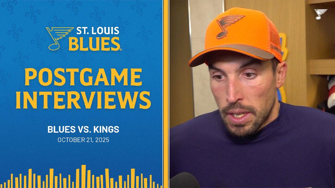 Postgame: Oct. 21 vs. LAK | St. Louis Blues