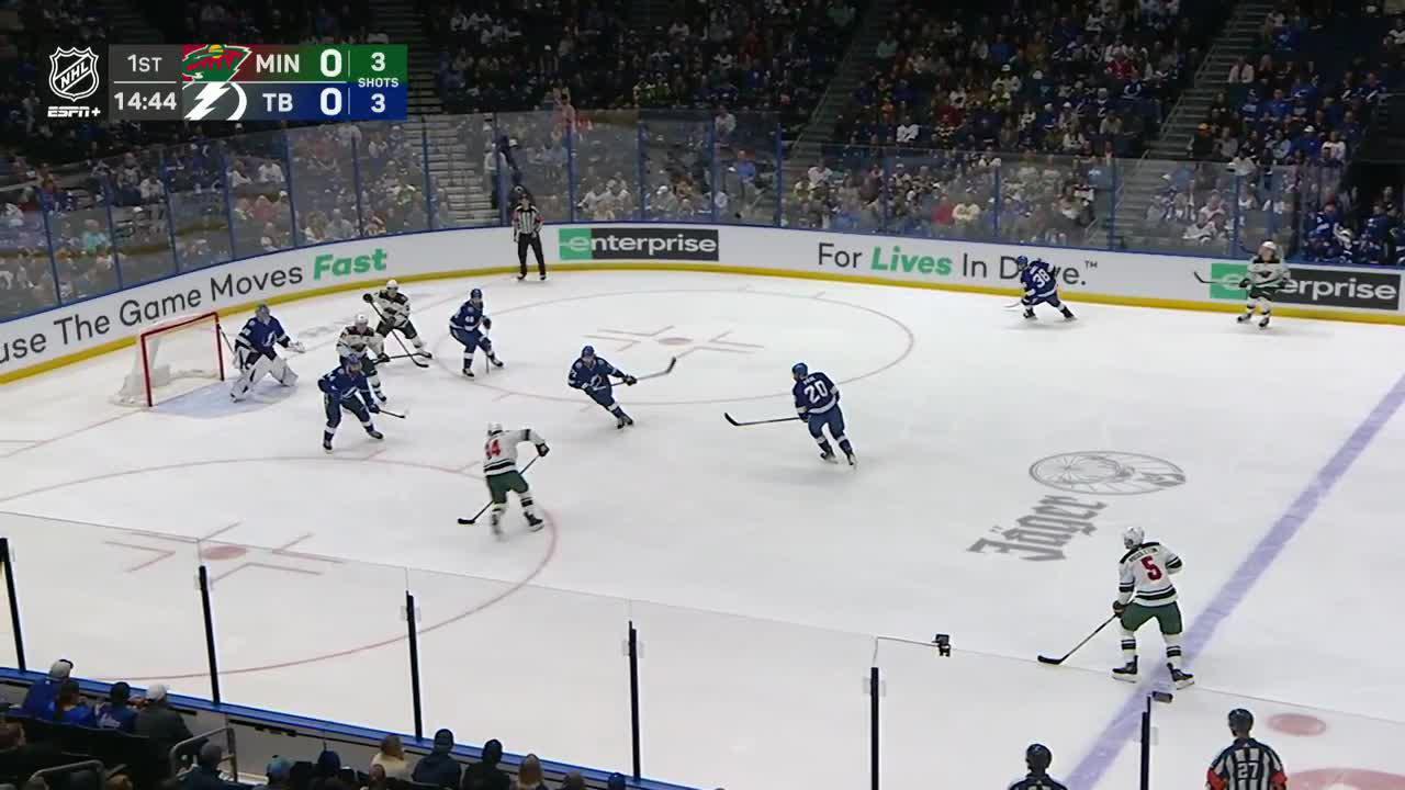 Joel Eriksson Ek with a Short Goal vs. Tampa Bay Lightning | NHL.com