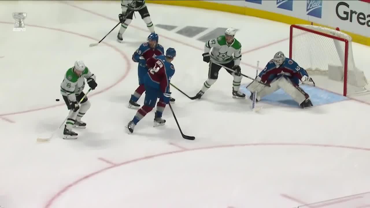 DAL@COL: Johnston scores goal against Alexandar Georgiev | Dallas Stars