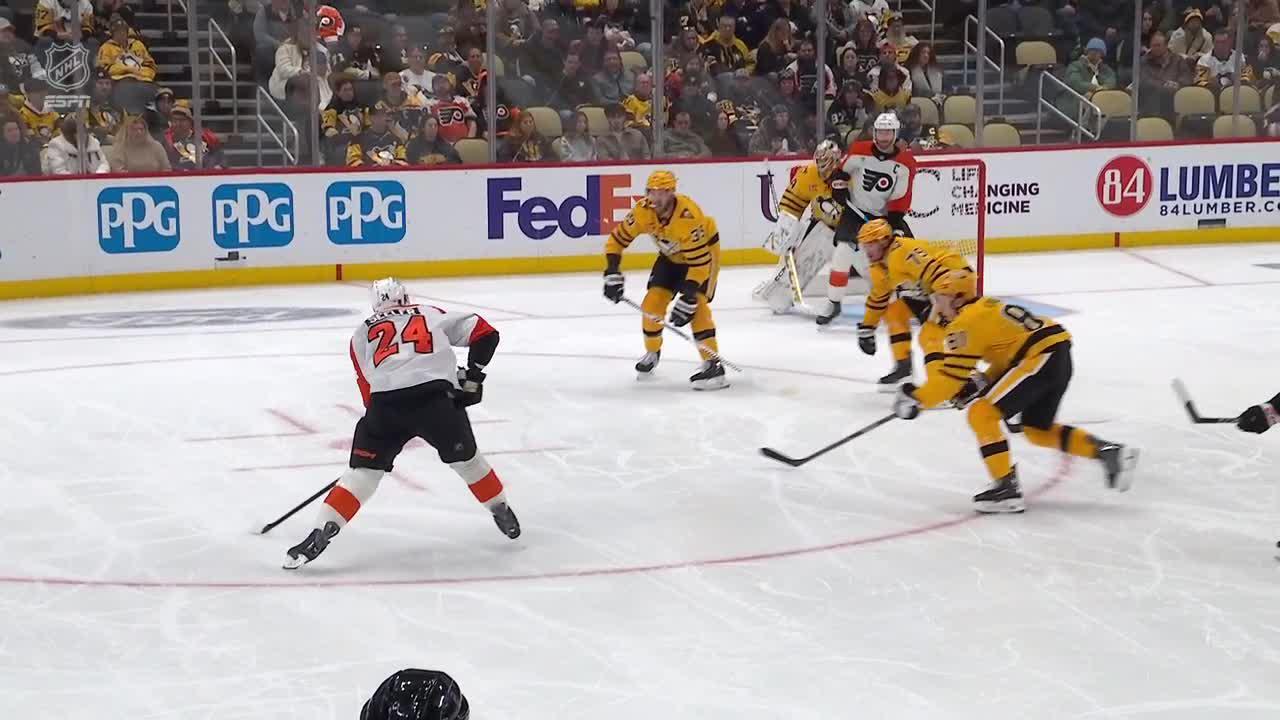 PHI@PIT: Seeler scores goal against Stuart Skinner | NHL.com