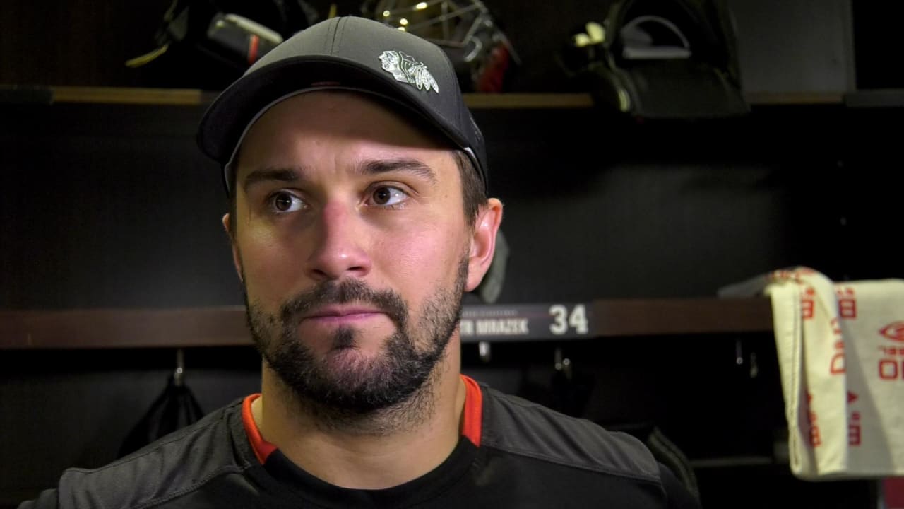 Mrazek on Performance in Win | Chicago Blackhawks