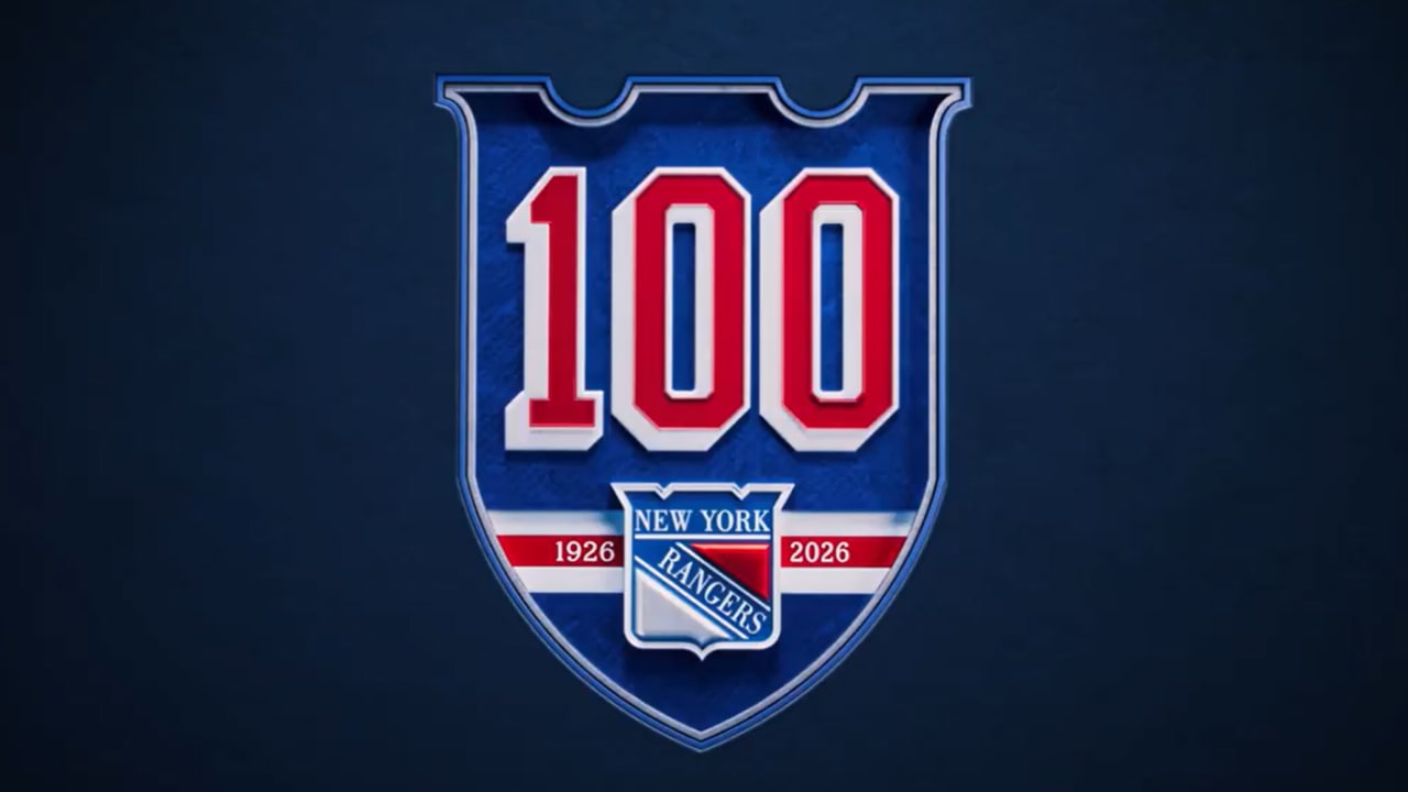 Rangers unveil Centennial Year logo for 2025-26 season | NHL.com