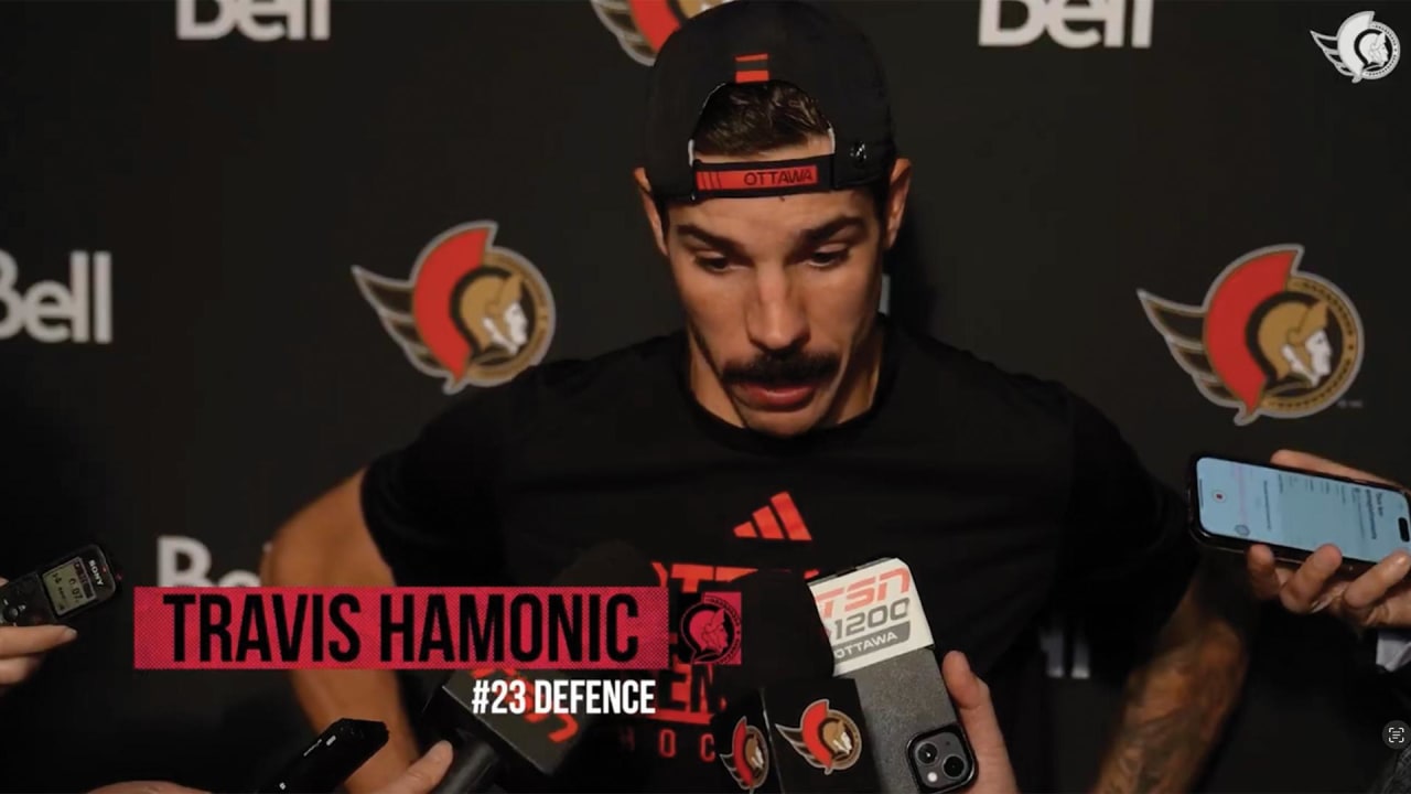 Travis Hamonic Postgame Media vs BUF | Ottawa Senators