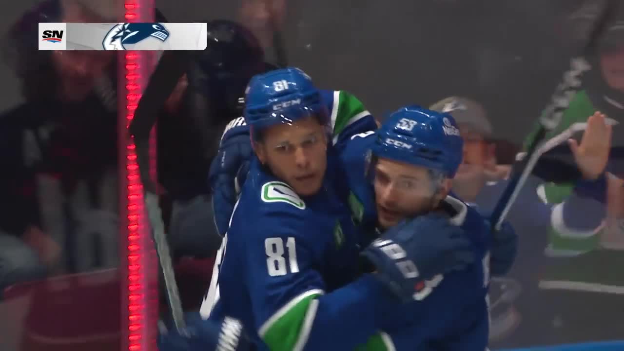 Blueger buries great pass | NHL.com