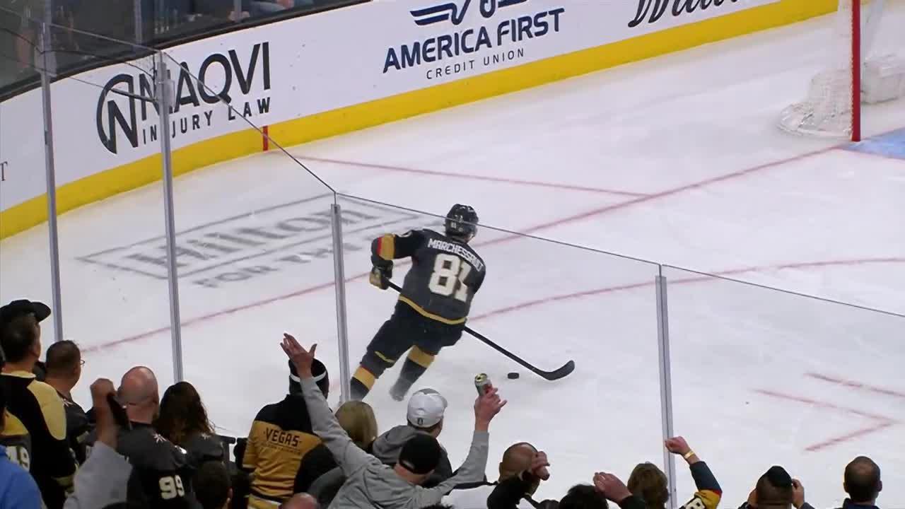 NSH@VGK: Marchessault scores goal against Nashville Predators | Vegas ...