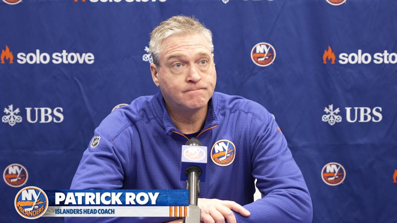 Practice 1/21: Patrick Roy | New York Islanders