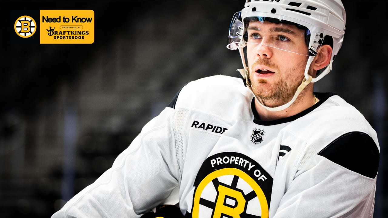 Need to Know: Bruins at Avalanche | Boston Bruins