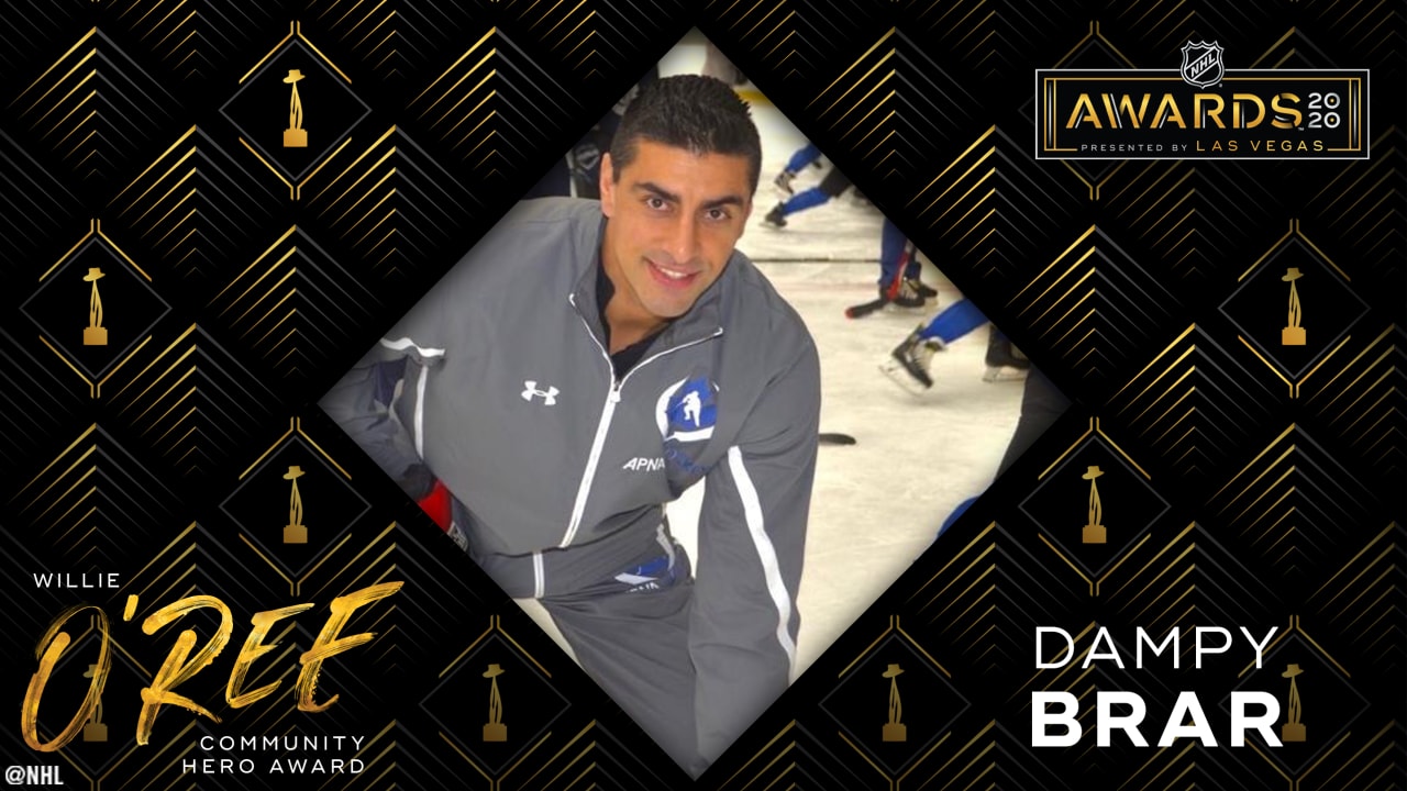 Dampy Brar wins O'Ree Community Hero Award | NHL.com
