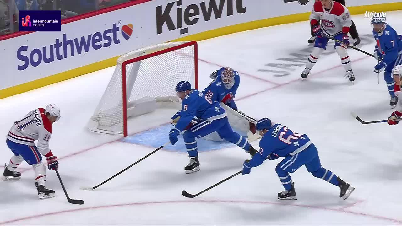MTL@COL: Blackwood with a great save against Brendan Gallagher | NHL.com