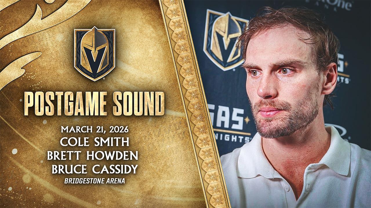 POSTGAME SOUND: Smith, Howden & Cassidy | Vegas Golden Knights