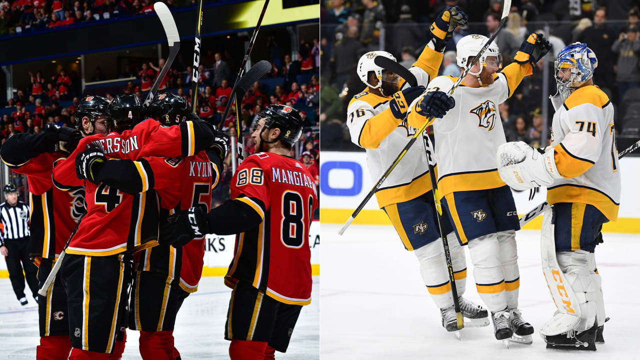 Flames, Predators among Western Conference teams on break | NHL.com
