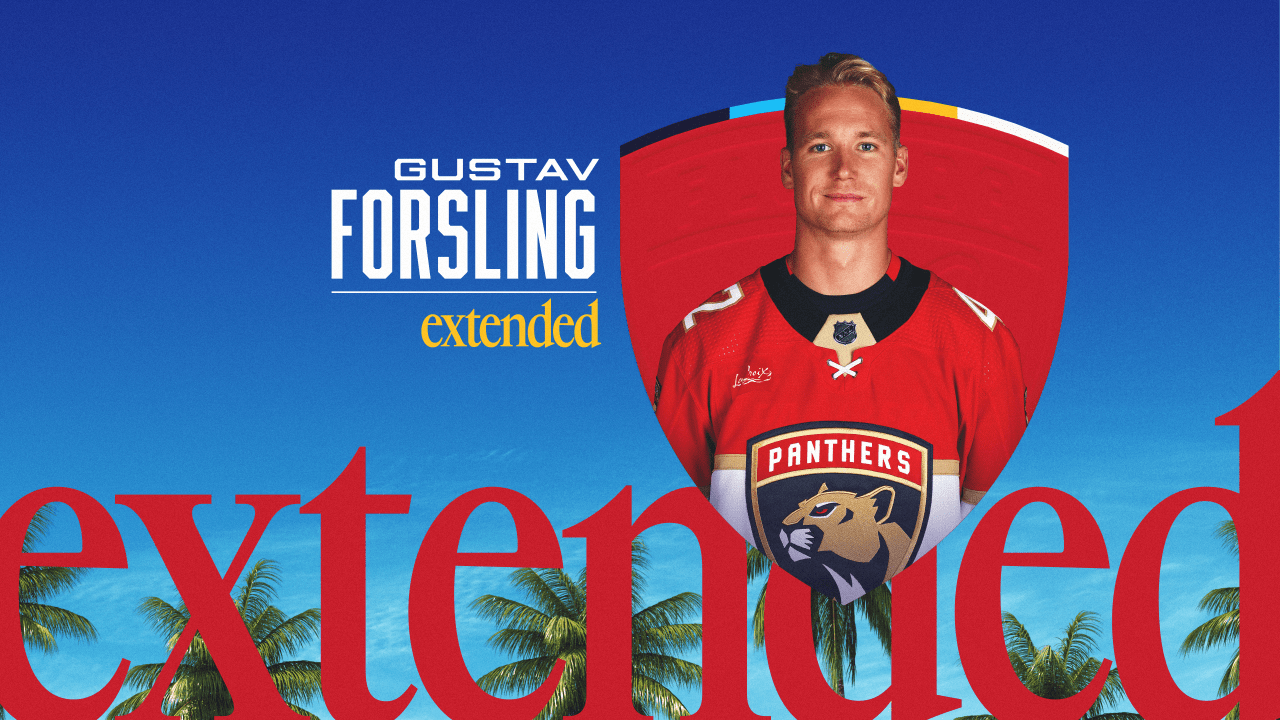 Florida Panthers Agree to Terms with Defenseman Gustav Forsling on ...