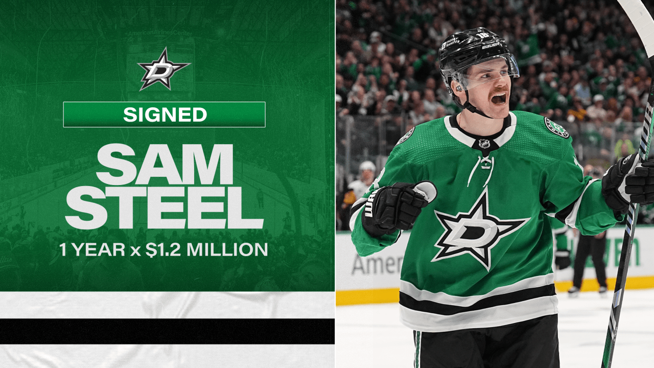 Stars sign Sam Steel to a one-year contract | Dallas Stars