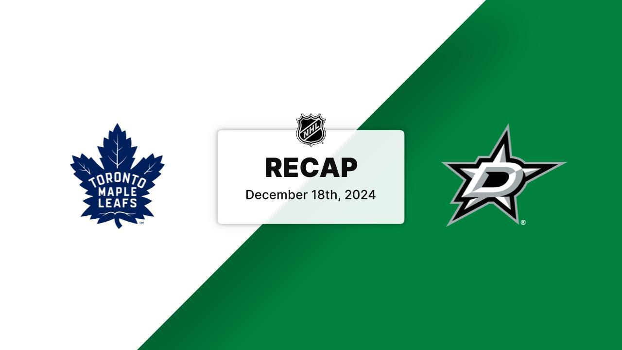 TOR at DAL | Recap | Dallas Stars