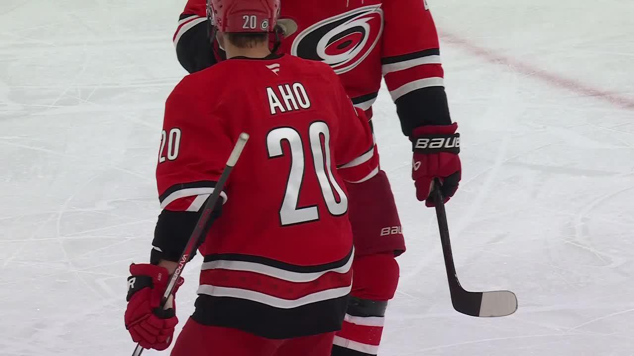 TOR@CAR: Aho scores PPG against Joseph Woll | Carolina Hurricanes