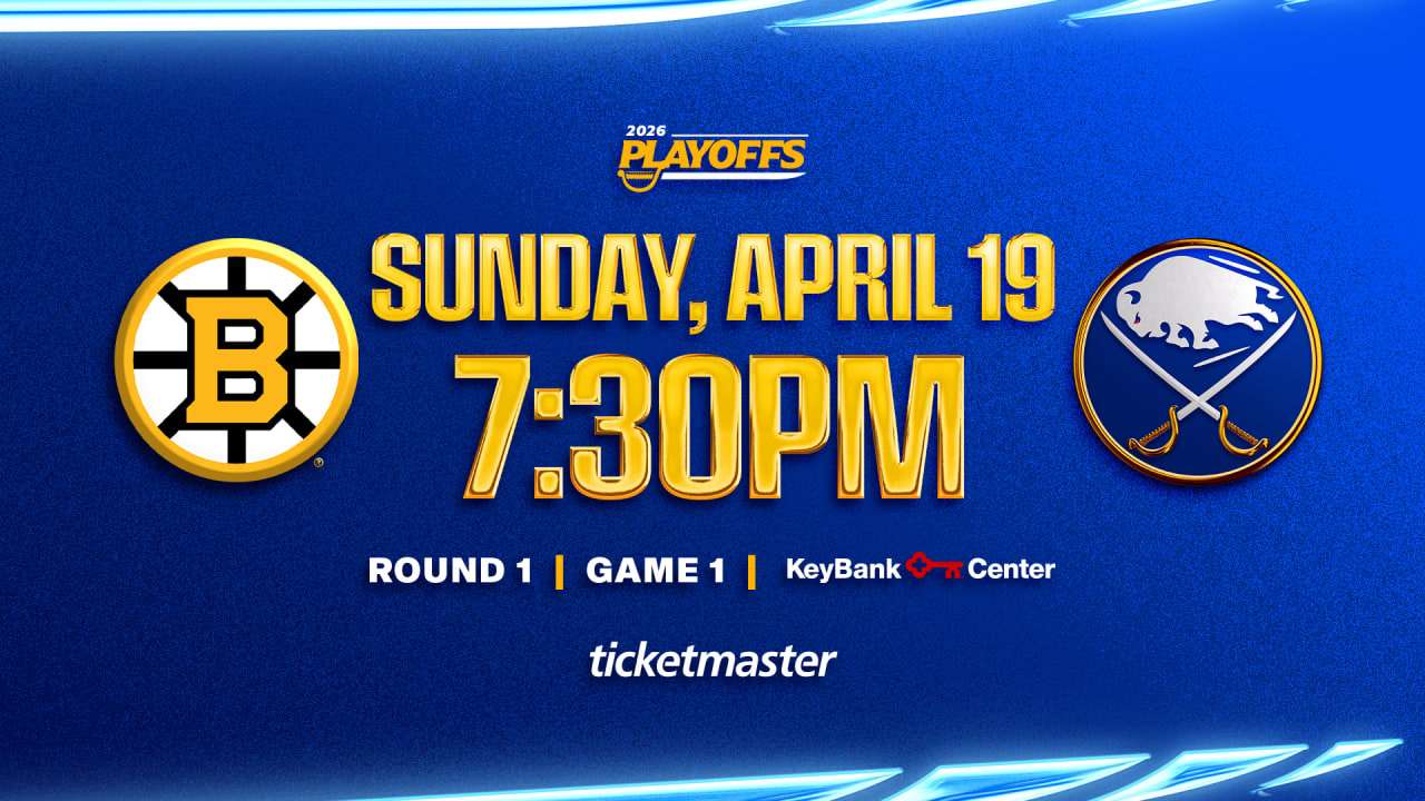 Sabres to open playoffs on Sunday, April 19 | Buffalo Sabres