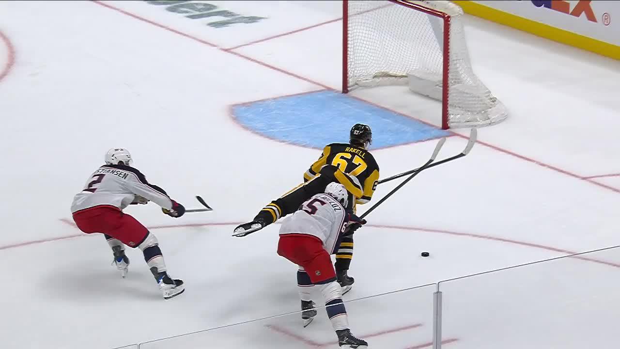 CBJ@PIT: Rakell scores empty-net goal | NHL.com