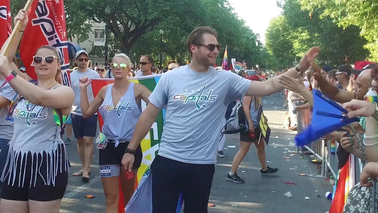 MSE in the 2017 Pride Parade | Washington Capitals