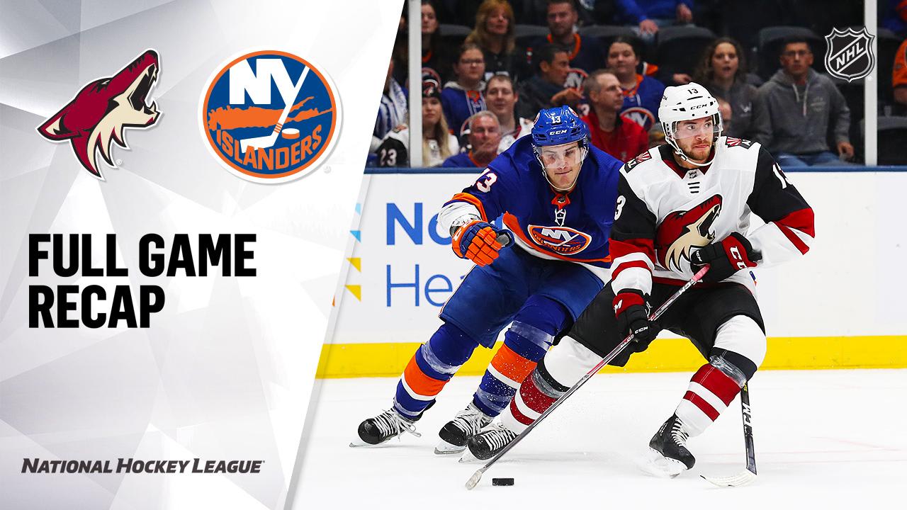 Recap: ARI 2, NYI 4 | New York Islanders