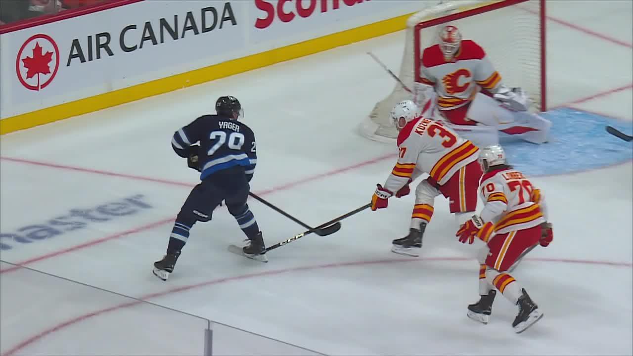 CGY@WPG: Chibrikov scores goal against Devin Cooley | Winnipeg Jets