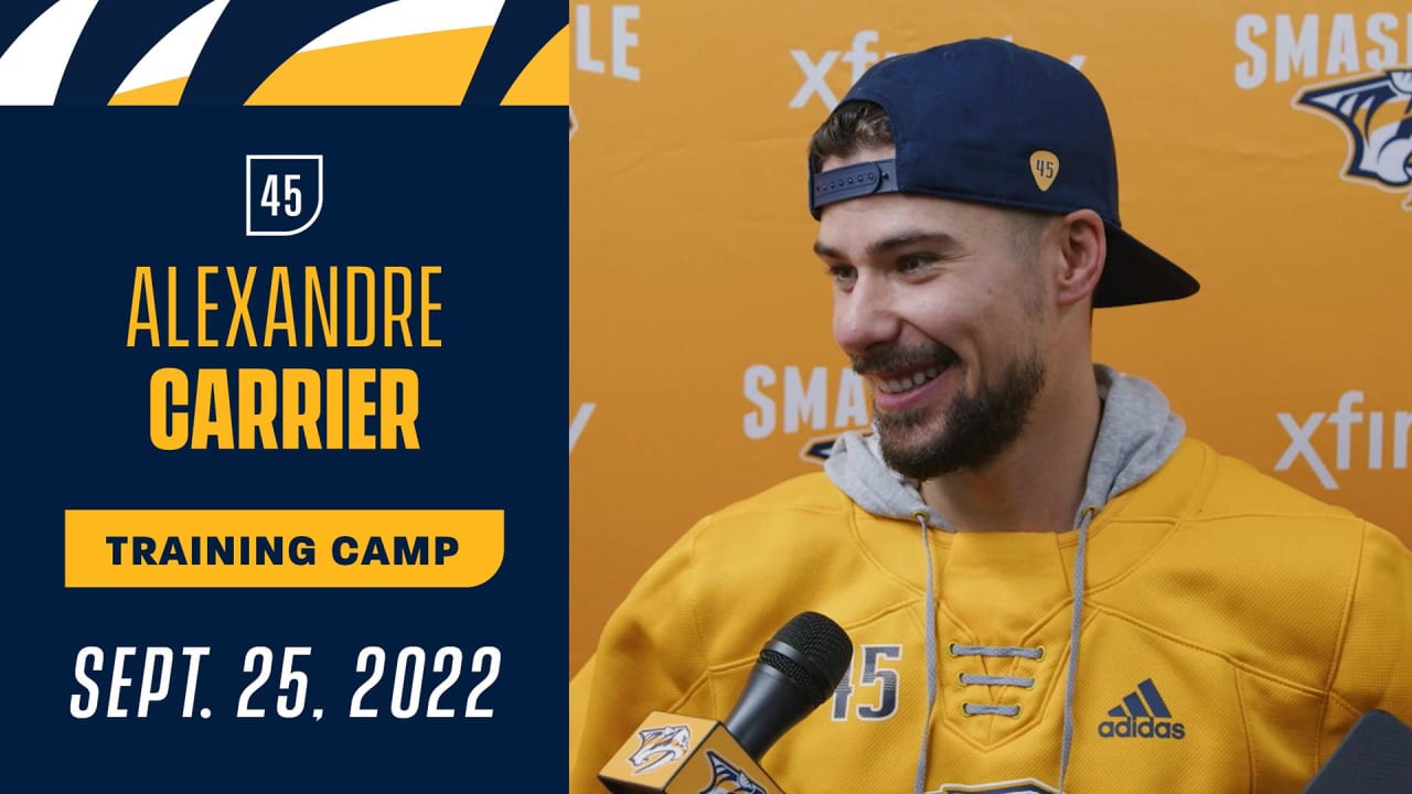 Training Camp: Alexandre Carrier | Nashville Predators