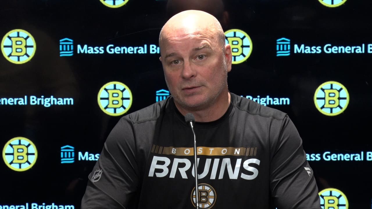 Press Room: Jim Montgomery | Boston Bruins